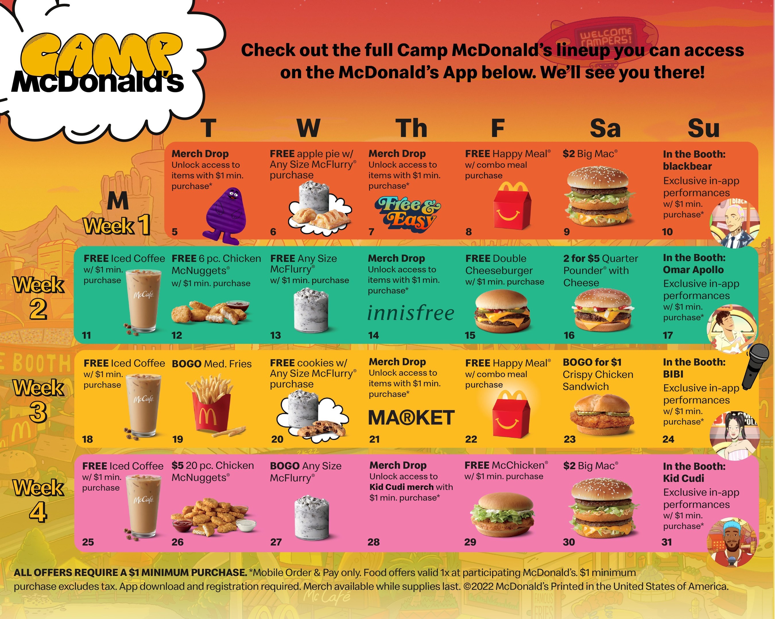 McDonald s USA Drops Official Camp McDonald s Lineup Urner Barry