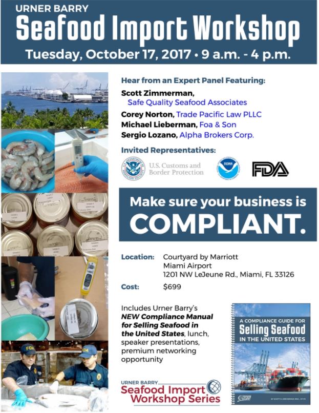 Urner Barry’s 2017 Seafood Import Workshop to Take Place Tuesday ...